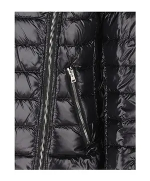 Herno Quilted Biker Down Jacket - Black