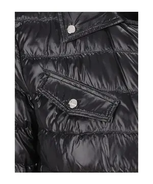 Herno Quilted Biker Down Jacket - Black