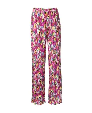 Msgm Floral Pants For Women