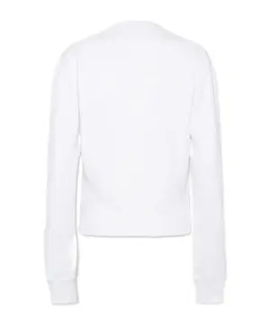 Dsquared2 Logo Cotton Fleece Sweatshirt - White