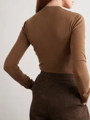 Stella McCartney Embroidered Wool Bodysuit