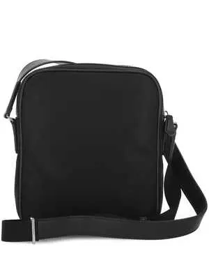 Bally Logo Printed Striped Messenger Bag