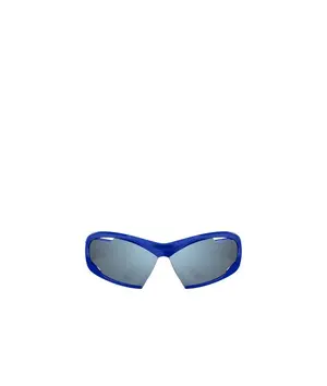 Balenciaga Geometric Frame Sunglasses - Blue