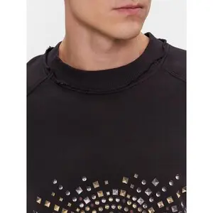 Hugo Boss Logo Studded Cotton Sweatshirt