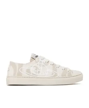 VIVIENNE WESTWOOD Orb-print Canvas Sneakers