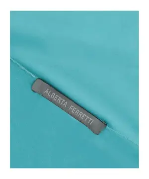 Alberta Ferretti Semi-sheer Scarf - Blue