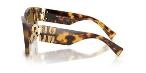 Miu Miu Square Acetate Sunglasses - Brown