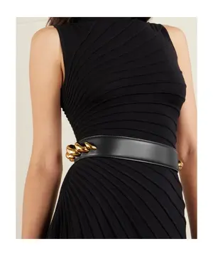 Alaïa Torsion Embellished Belt - Black