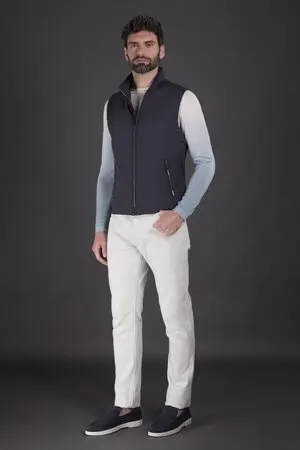MOORER Zip-up Padded Gilet