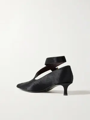 Khaite Pointed-toe High Heels With Ankle Strap