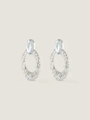 Givenchy Crystal Chandelier Clip Earrings