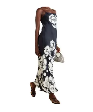 Farm Rio Floral Print Maxi Dress With Adjustable Straps
