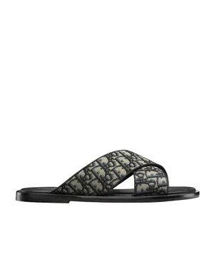 Dior Oblique Alias Sandals - Beige/black