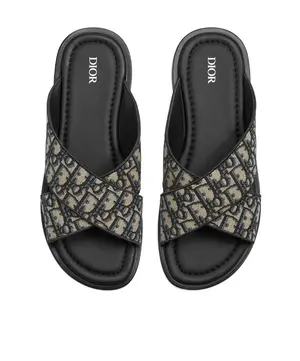 Dior Oblique Alias Sandals - Beige/black