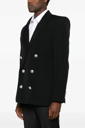 Balmain Double Breasted Long Sleeved Blazer