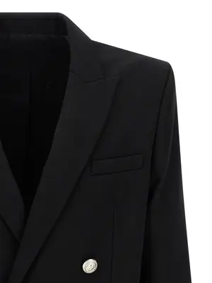 Balmain Double Breasted Long Sleeved Blazer