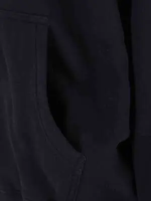 Off-White Logo Printed Drawstring Hoodie - Black