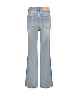 LIUREGALI Side Slit Jeans