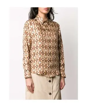 Celine Printed Silk Shirt