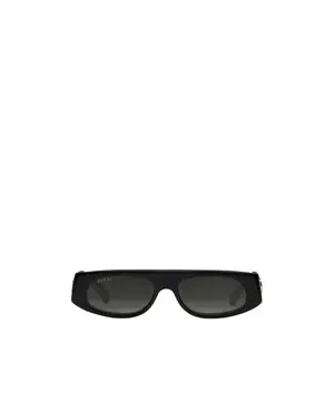 Gucci Geometric Shaped Frame Sunglasses - Black