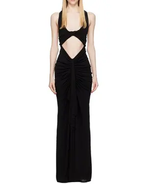 Christopher Esber Vivenda Drape Front Maxi Dress