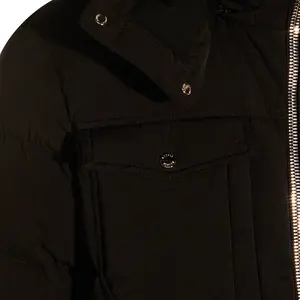 MOORER Hooded Jacket With Flap Pockets