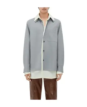 Bottega Veneta Double Layer Long-sleeved Shirt