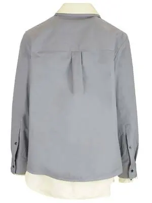 Bottega Veneta Double Layer Long-sleeved Shirt