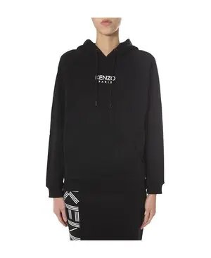 Kenzo Logo Print Casual Hoodie