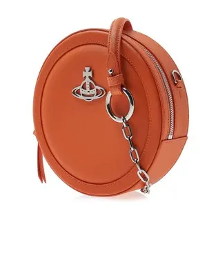 VIVIENNE WESTWOOD Round Shoulder Bag With Logo Detail
