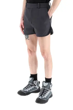 Dior Cropped Shorts With Embroidered Logo