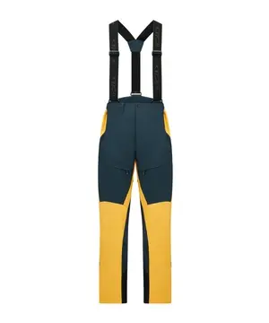 Dior And Descente And Lewis Hamilton Ski Pants With Suspenders - Black