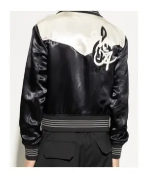 Amiri Logo Embroidered Bomber Jacket