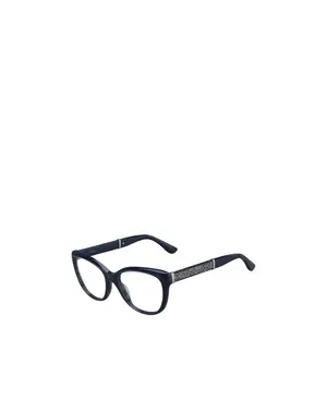 JIMMY CHOO Cat Eye Frame Eyeglasses - Black