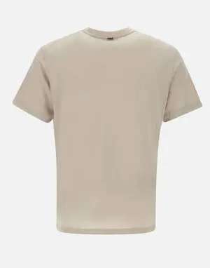 Herno Short-sleeved Crewneck Knitted T-shirt - Nude