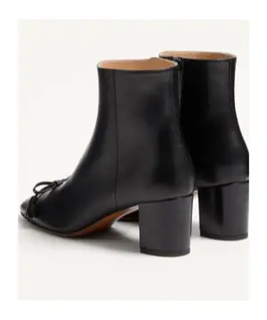 Valentino Garavani Vlogo Signature Ankle Boots - Black/coffee