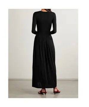 Ulla Johnson Amal Gathered Stretch-jersey Maxi Dress