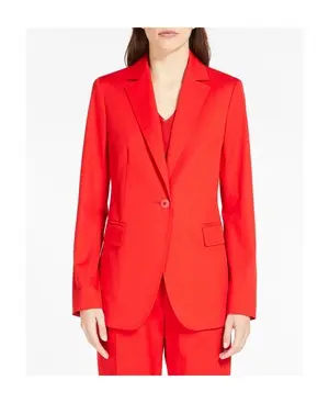 Max Mara Single-breasted Blazer - Red