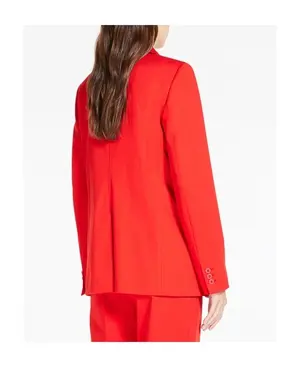 Max Mara Single-breasted Blazer - Red