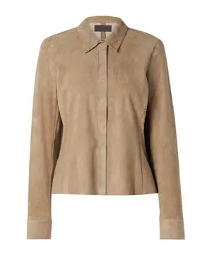 Stouls Suede Shirt - Nude