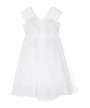 Monnalisa Glitter Tulle Party Dress