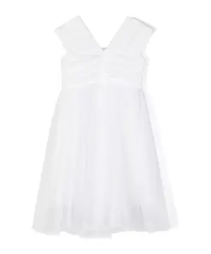 Monnalisa Glitter Tulle Party Dress