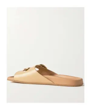 Chloé Leather Sandals With Adjustable Buckle Straps - Nude