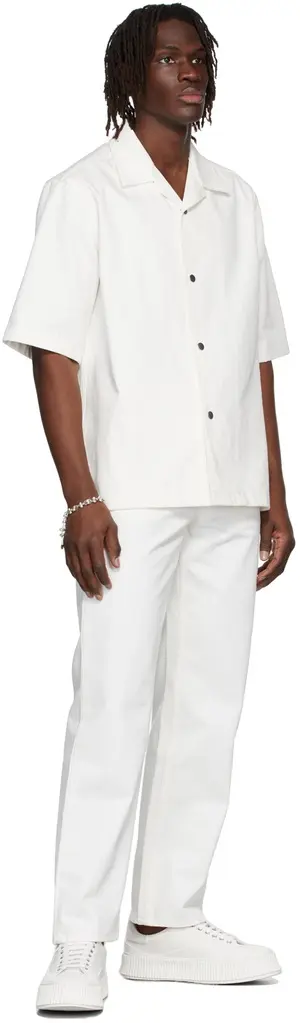 JIL SANDER Straight-leg Cotton Trousers