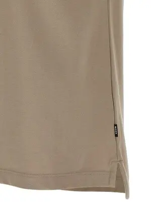 Hugo Boss Logo Detailed Polo Shirt - Brown