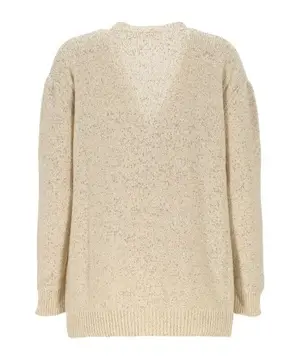 Fabiana Filippi Sequined Knit Cardigan