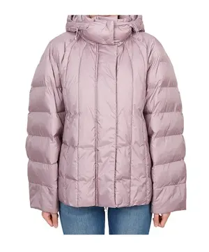 Max Mara Long Sleeve Down Coat - Nude