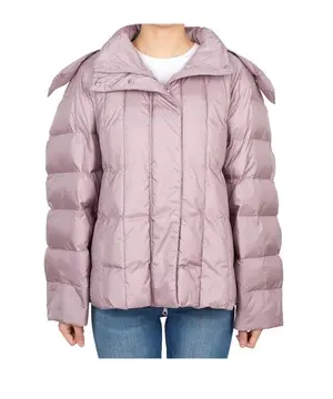 Max Mara Long Sleeve Down Coat - Nude