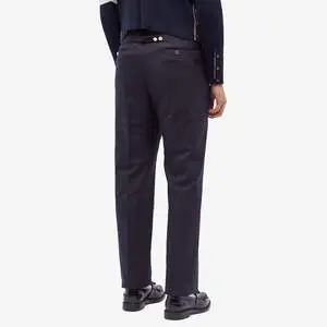 Thom Browne Four-bar Stripe Trousers - Black