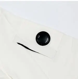 C.P. COMPANY Lens Fleece Sweatshirt - White